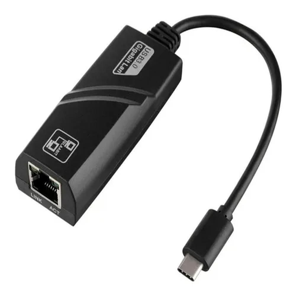 Conversor USB Tipo C X RJ45 Multilaser WI423 Gigabit | ChipByte Informática