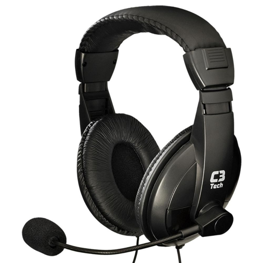 Fone de Ouvido C/ Microfone C3Tech Voicer Comfort | ChipByte Informática