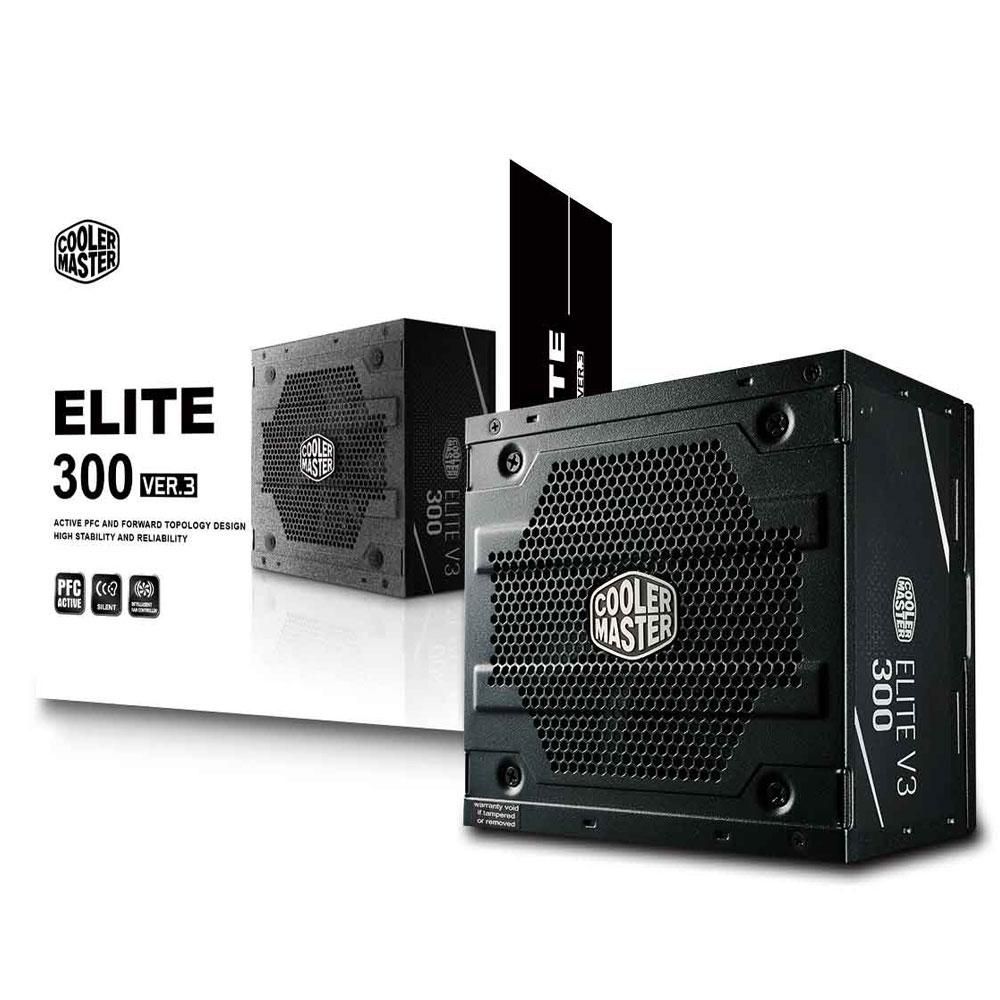 Fonte 300W CoolerMaster Elite V3 - MPW-3001-ACAAN1 | ChipByte Informática