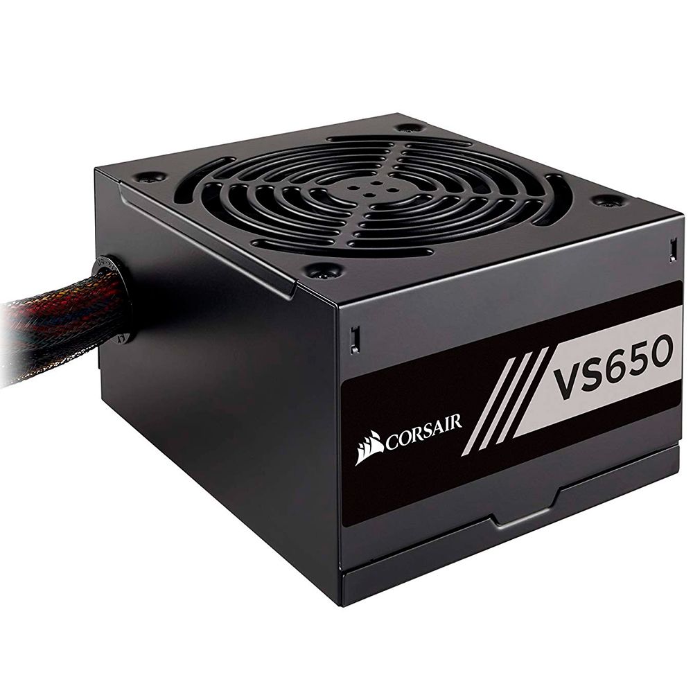 Fonte 650W Corsair VS650 80Plus White - CP-9020172 | ChipByte Informática