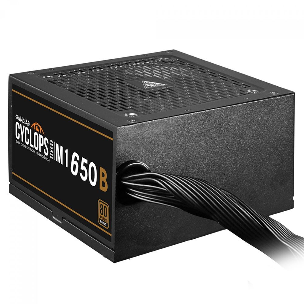Fonte 650W Gamdias Cyclops M1-650B Cybenetics Teclab 80Plus Bronze PFC Ativo | ChipByte Informática