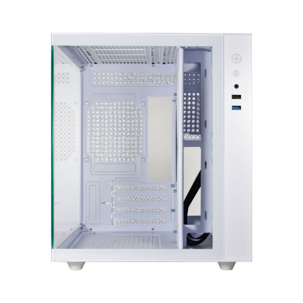 Gabinete Gamer K-Mex Aquario Branco CG-W2SB Mid Tower Lateral em Vidro ...
