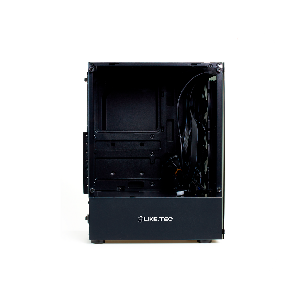 Gabinete Gamer Liketec Matrix RGB Preto Mini Tower Lateral em Vidro ...