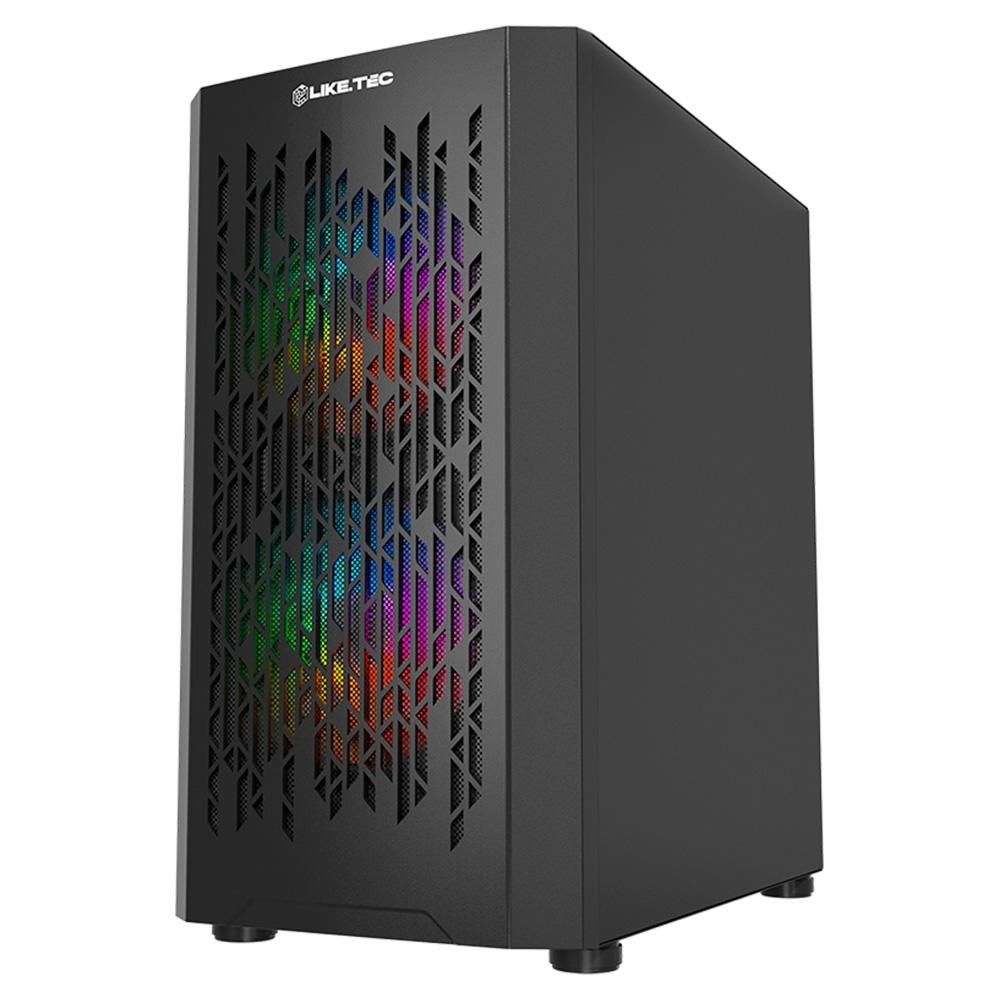 Gabinete Gamer Liketec Revolution Dark Preto Mini Tower Lateral em ...