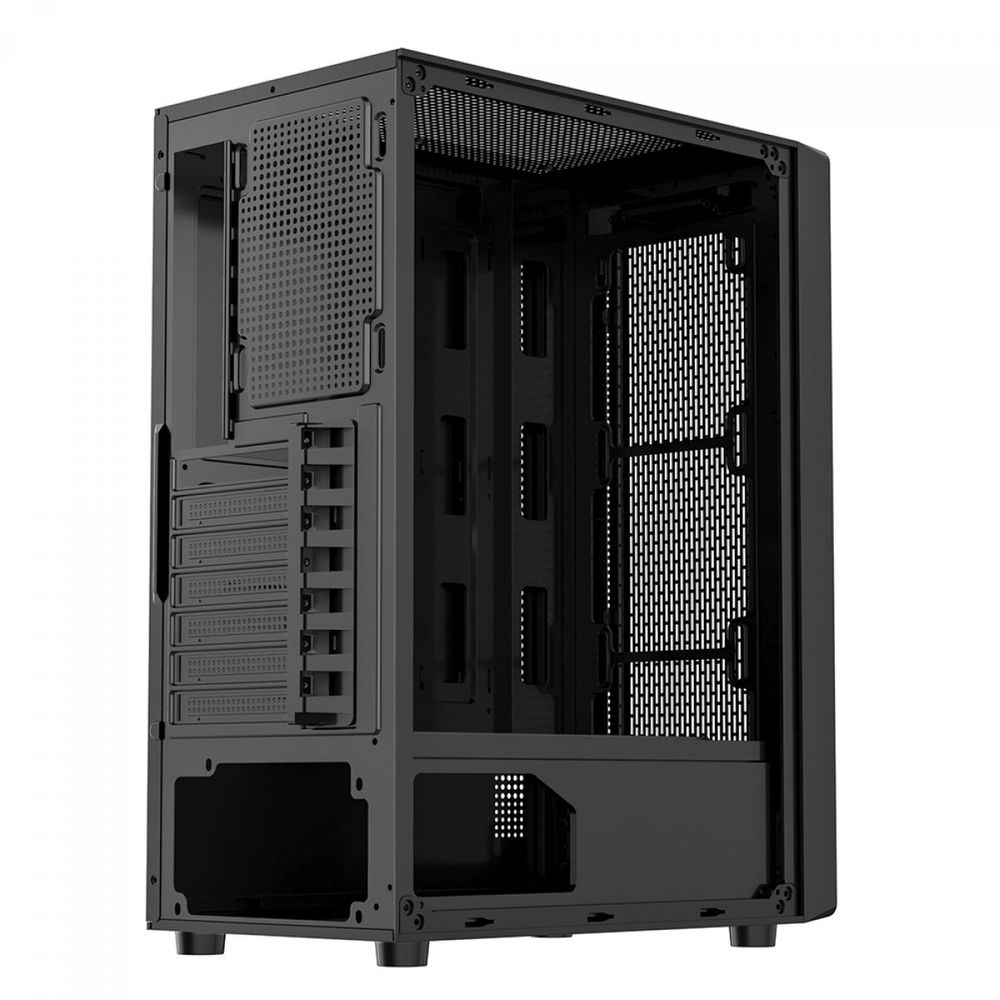 Gabinete Gamer Liketec Storm RGB Mid Tower Lateral em Vidro Temperado ...