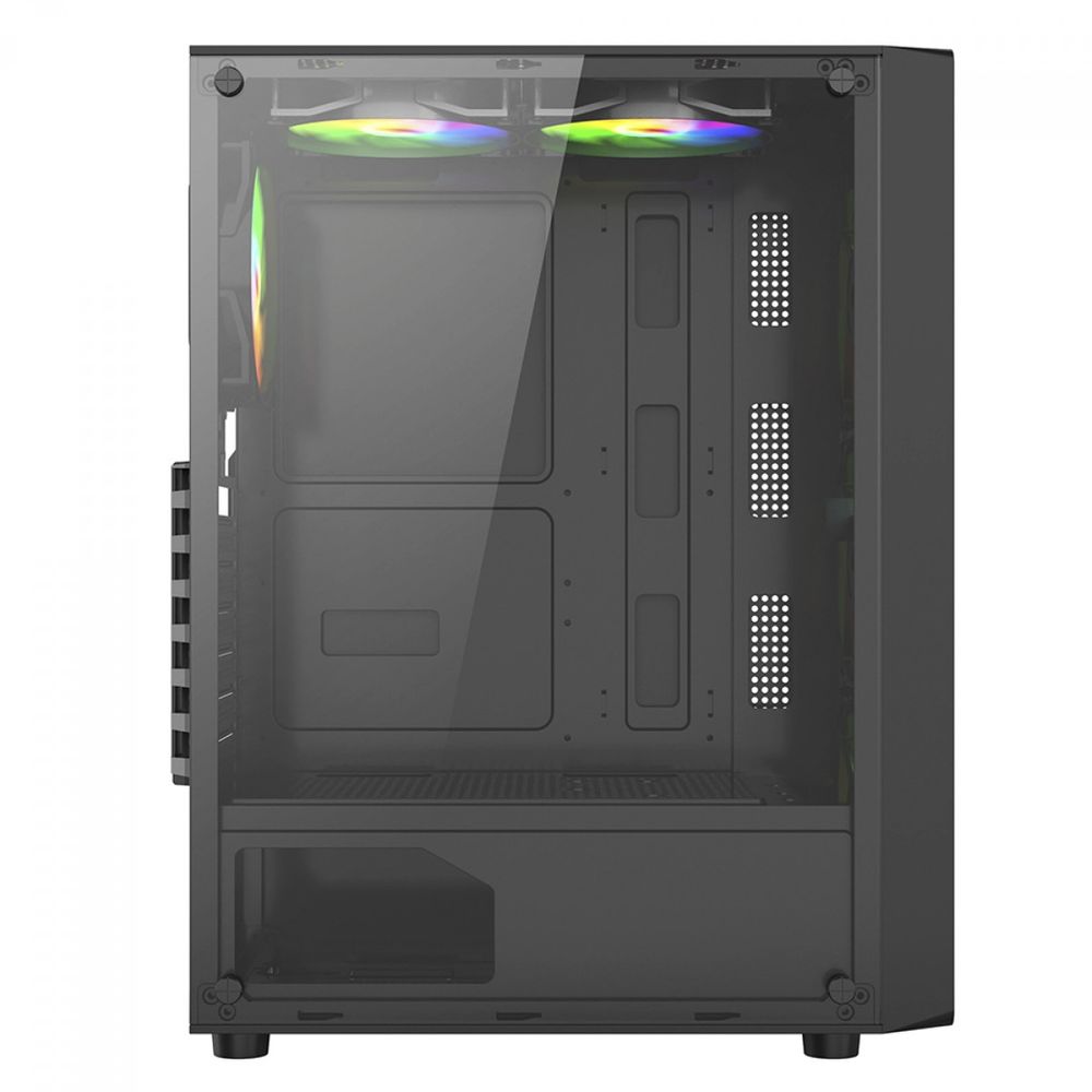 Gabinete Gamer Liketec Storm RGB Mid Tower Lateral em Vidro Temperado ...