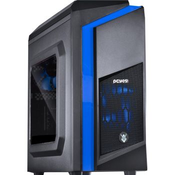 Gabinete Gamer Pcyes Dwarf Azul | ChipByte Informática