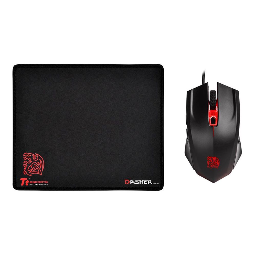 Kit Gamer Thermaltake - Mouse Talon X RGB + Mousepad Control Pequeno ...