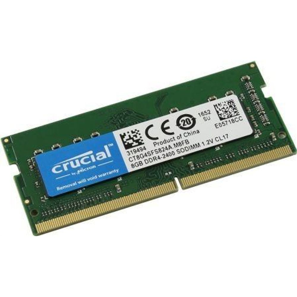 Memoria DDR4 8GB 2400 Crucial P/Notebook 1.2V | ChipByte Informática
