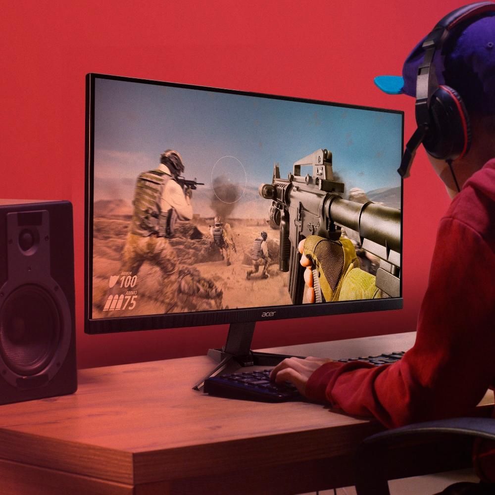 Monitor Acer 23.6" Gamer Nitro QG241Y S 144HZ / 165HZ FHD VGA HDMI DP ...