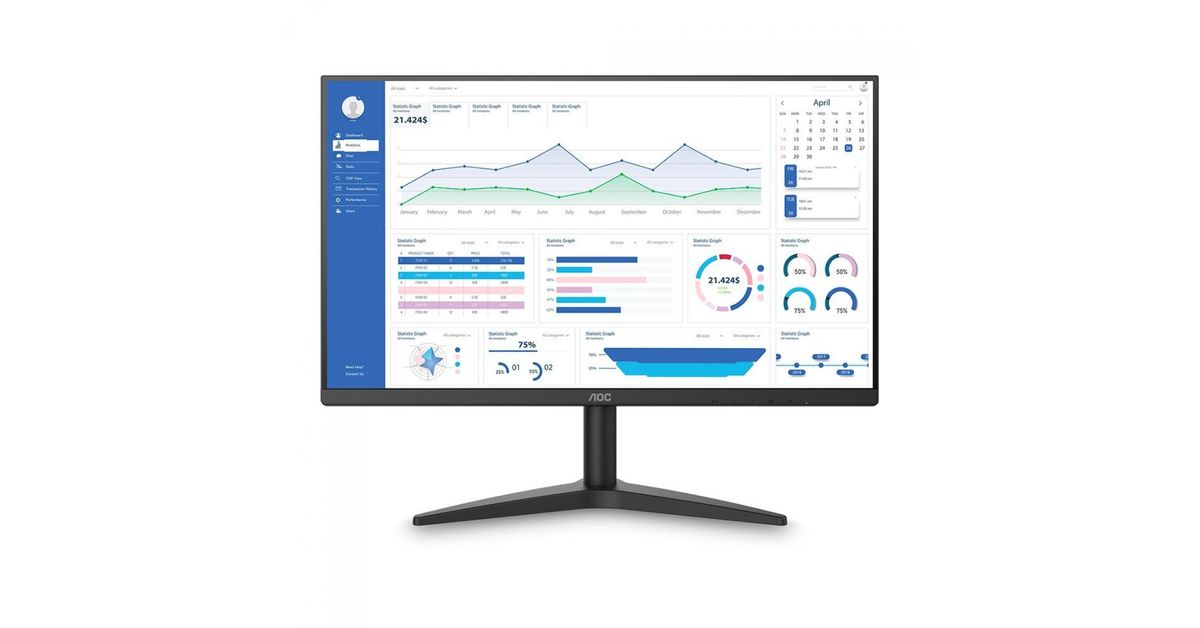 Monitor AOC 27" Gamer LED 27B1HM FULL HD 75Hz 8ms VGA/HDMI | ChipByte ...