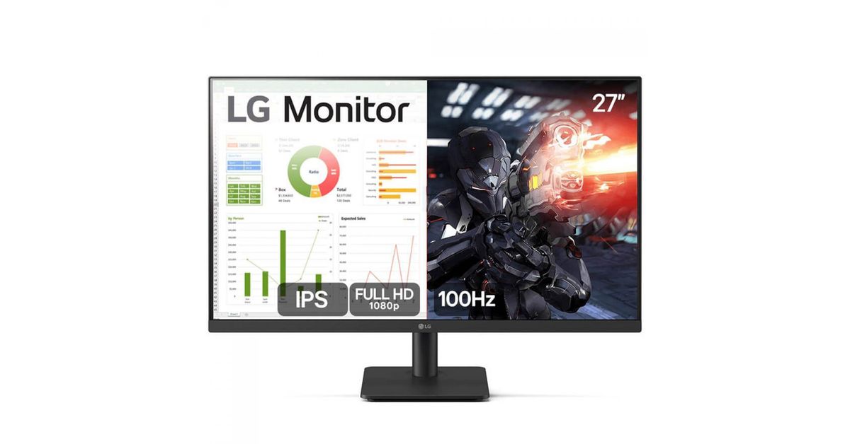 Monitor LG 27" LED IPS 27MS500-B Gamer FULL HD 100HZ 5ms HDMI ...