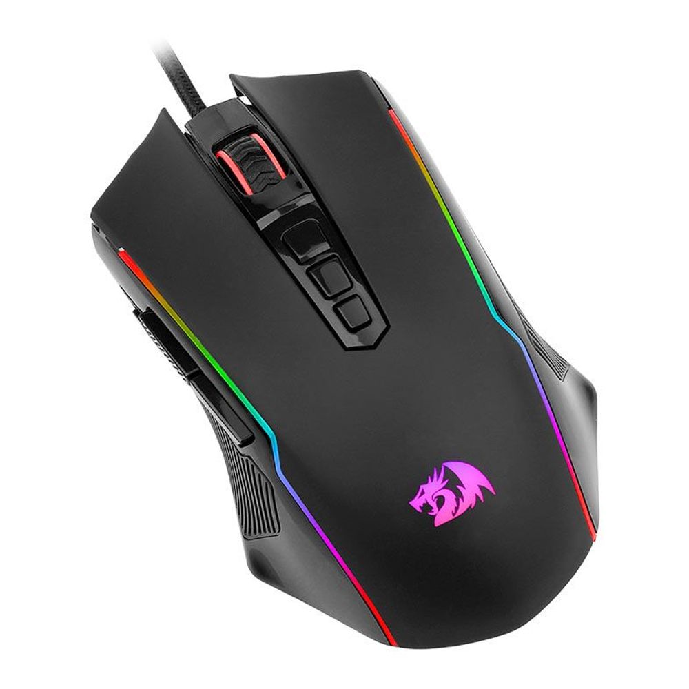 Mouse Gamer USB Redragon Ranger Basic RGB Preto 4000DPI 9 Botões - M910 ...