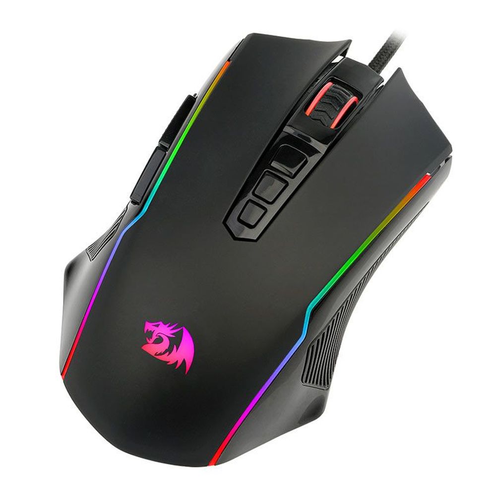 Mouse Gamer USB Redragon Ranger Basic RGB Preto 4000DPI 9 Botões - M910 ...