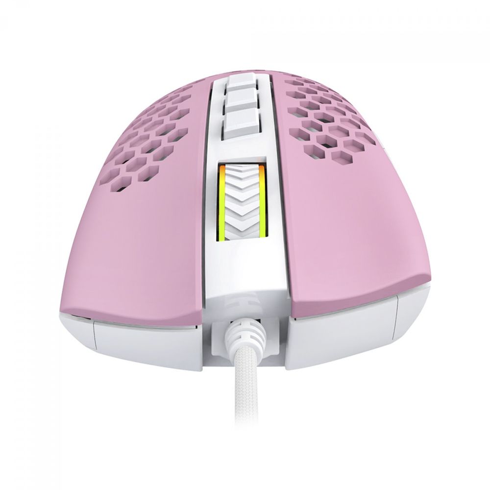 Mouse Gamer USB Redragon Storm RGB Rosa Com Branco 12400DPI 8 Botões ...