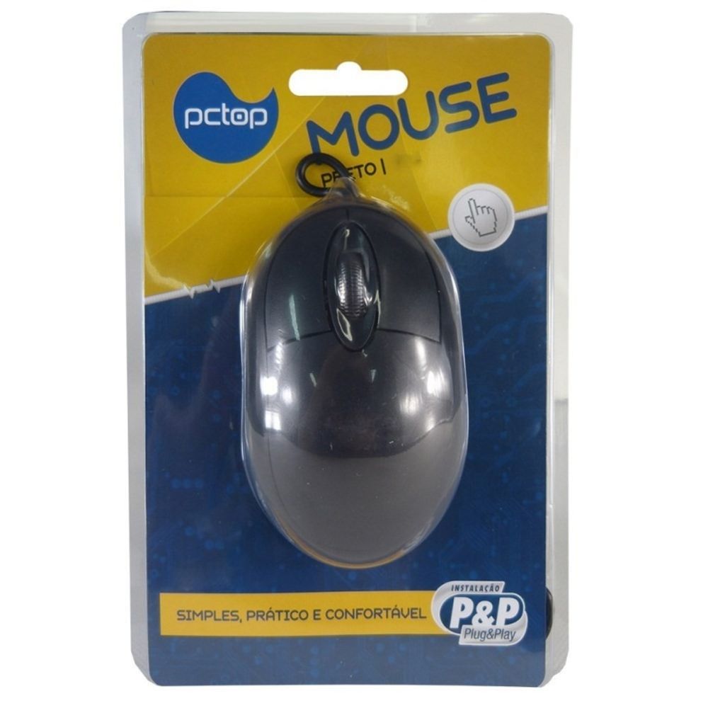 Mouse PS2 PCTOP MOPR01-PS2 800DPI | ChipByte Informática