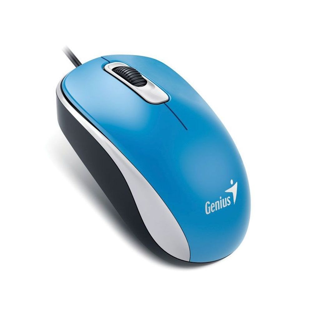 Mouse USB Genius DX-120 Azul 1200DPI | ChipByte Informática