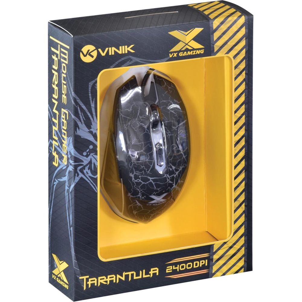 Mouse USB Vinik VX Tarantula Gamer 2400DPI | ChipByte Informática