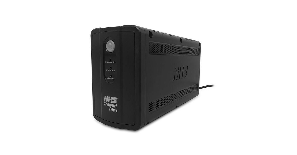 Nobreak NHS 1400VA Compact Plus 4 2x7Ah Bivolt/120V | ChipByte Informática
