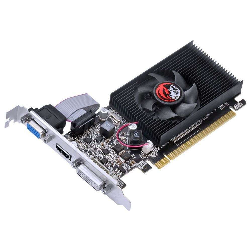 Placa de Video 1GB G210 Pcyes DDR3 64BITS Low Profile (Kit Incluso ...