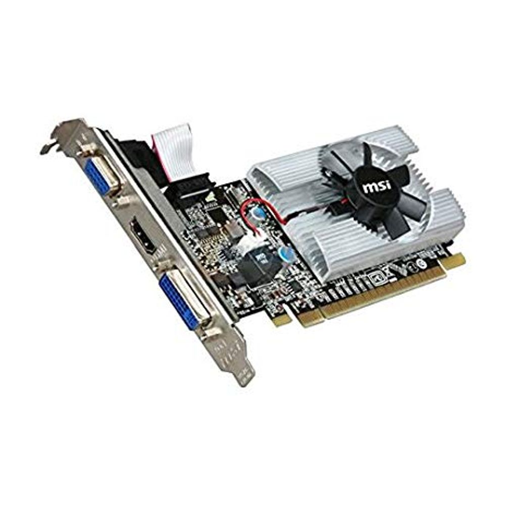 Placa de Vídeo 1GB GT 210 MSI DDR3 64BITS Low Profile (Kit Incluso) - N210-MD1G/D3 | ChipByte ...