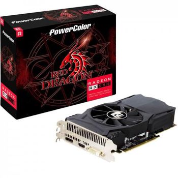 Placa de Video 4GB Radeon RX 550 Powercolor Red Dragon - AXRX-550-4GBD5 ...