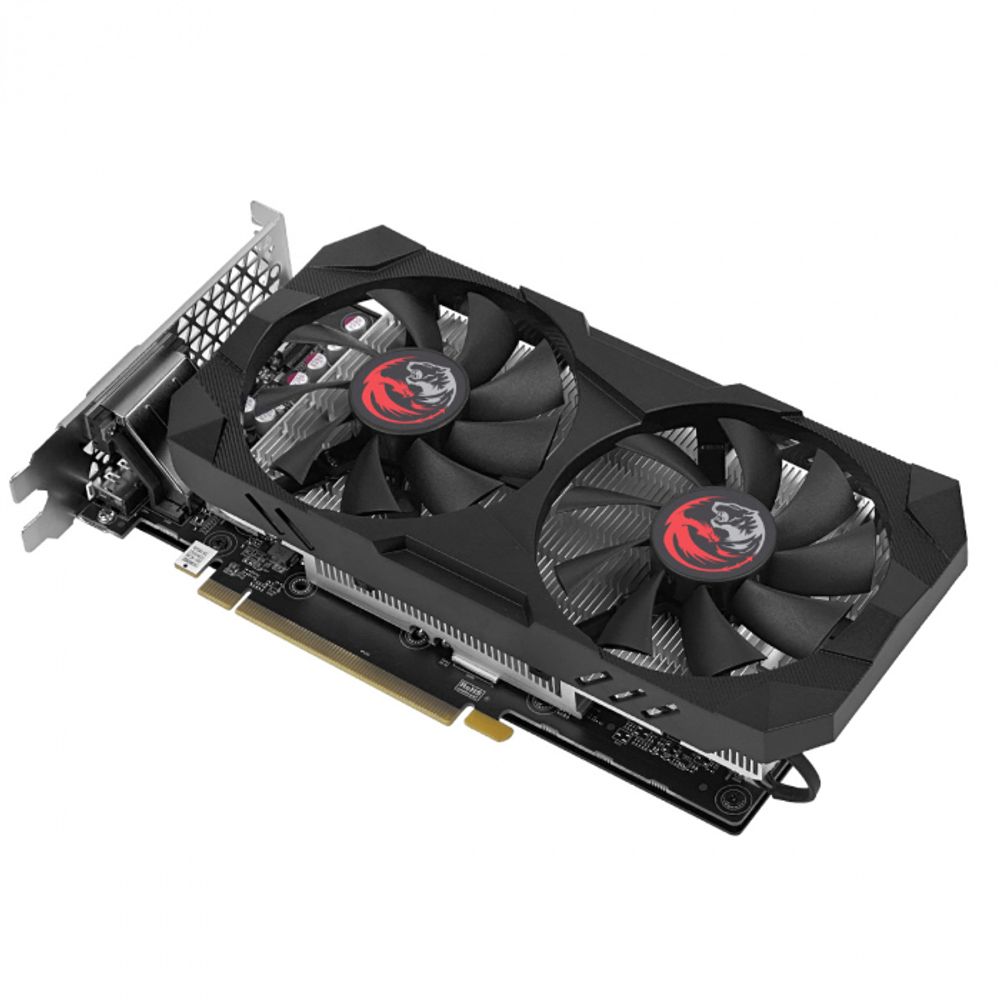 Placa de Video 8GB Radeon RX 580 Pcyes Graffiti Series DUAL FAN GDDR5 ...