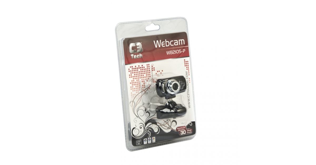 WebCam C3Tech WB2105-P | ChipByte Informática